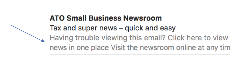 How to write email preview and preheader text - Media Survival – Australia